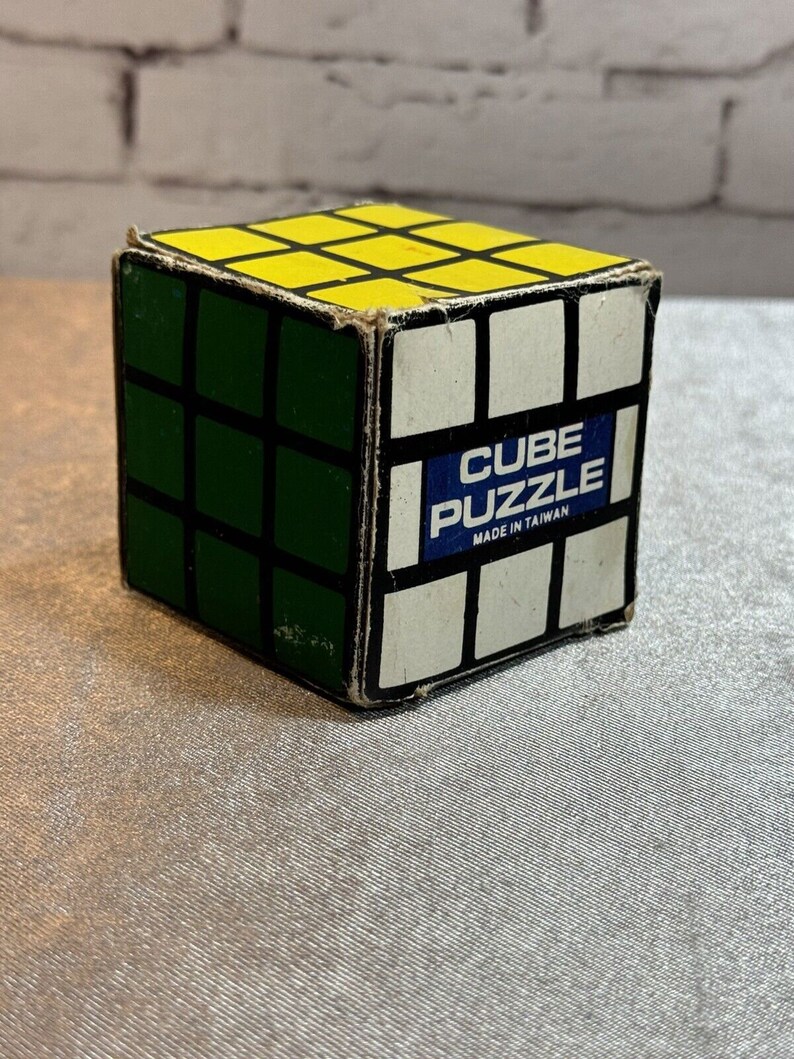 Vintage 1981 Rubiks Cube Puzzle Chadwick Miller 95205 With Original Box ...