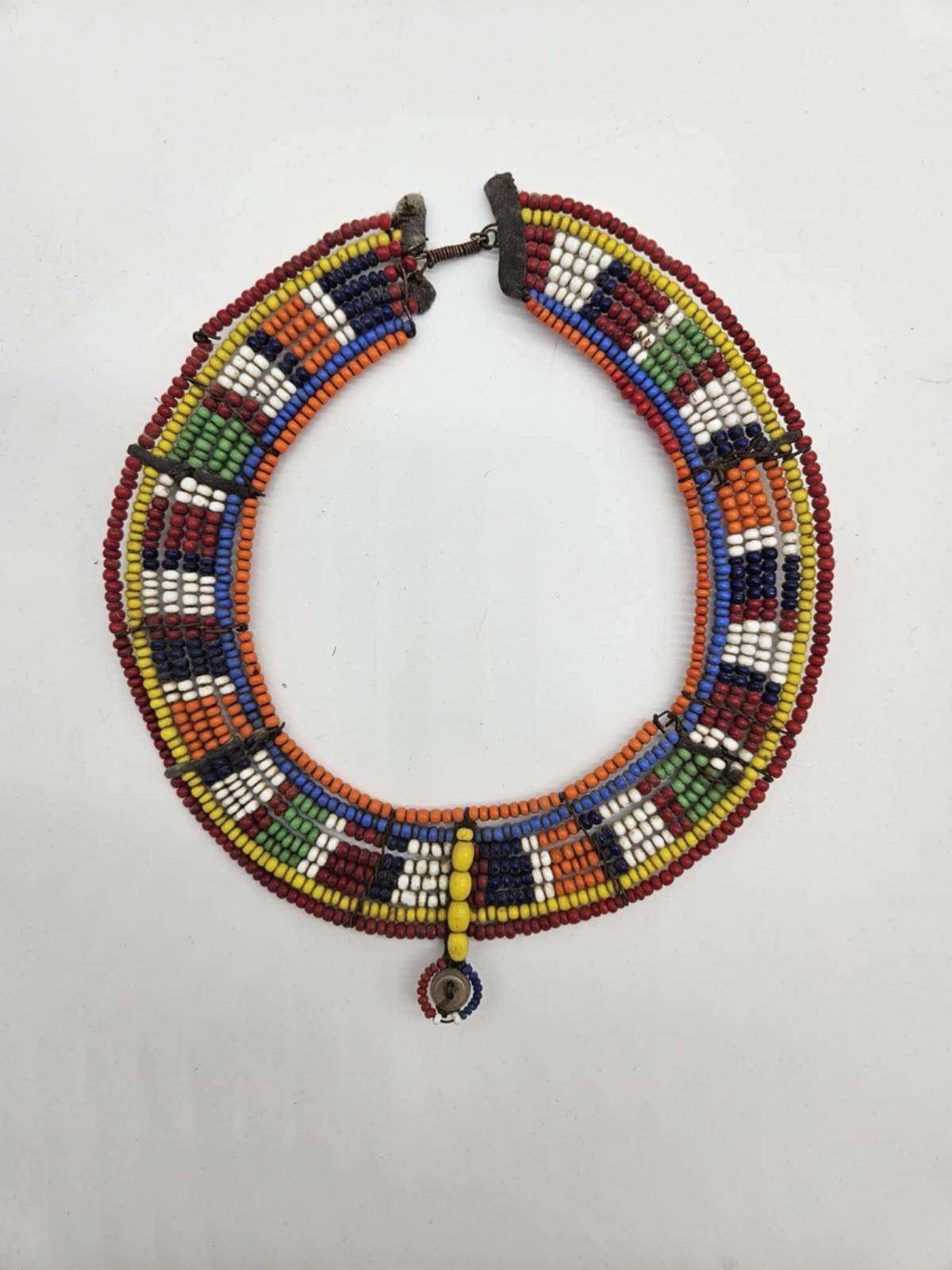 Masai Maasai Outfit Jewelry Tribal Beaded Necklaces - Etsy