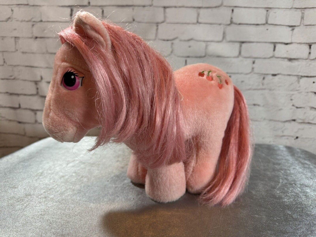 1984 Hasbro Softies My Little Pony Plush Stuffed Cherries Jubilee ...