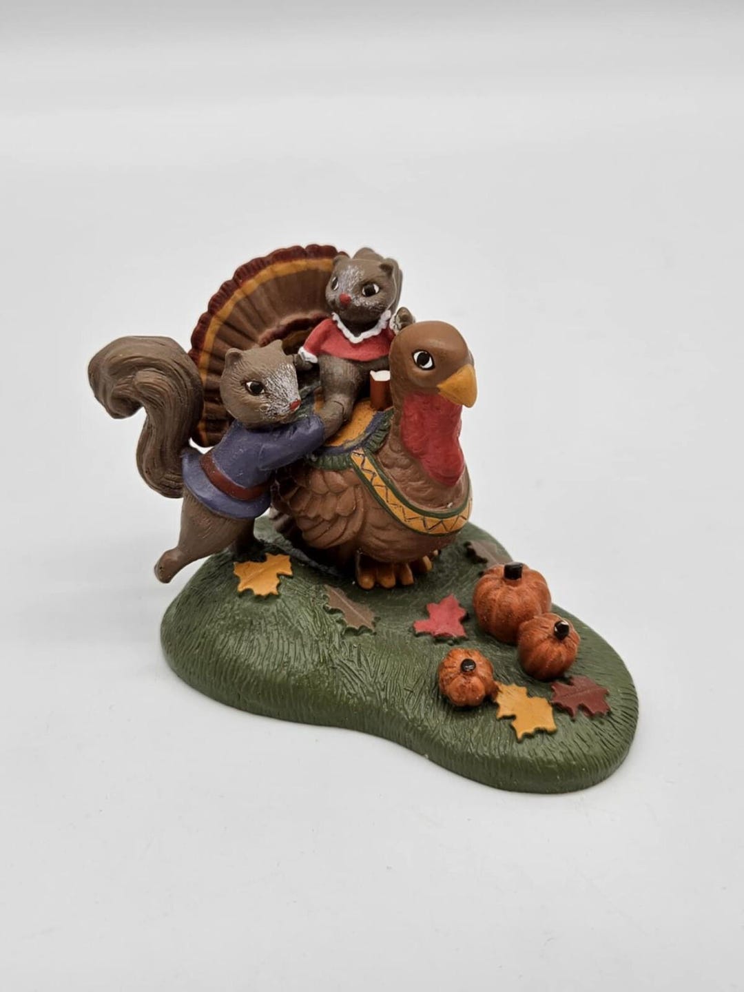 Avon Magical Carousel Turkey Mr. Squirrel Hold on Tight Thanksgiving ...