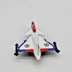 6006 Military Fighter Jet White Red Blue Diecast 2 1/2" Plane W Missiles - China - Etsy