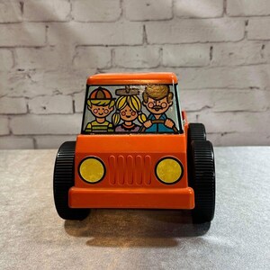Vintage Orange Tupperware Tupper Toys Pick-em-up Truck 1342 Toy Car VTY ...