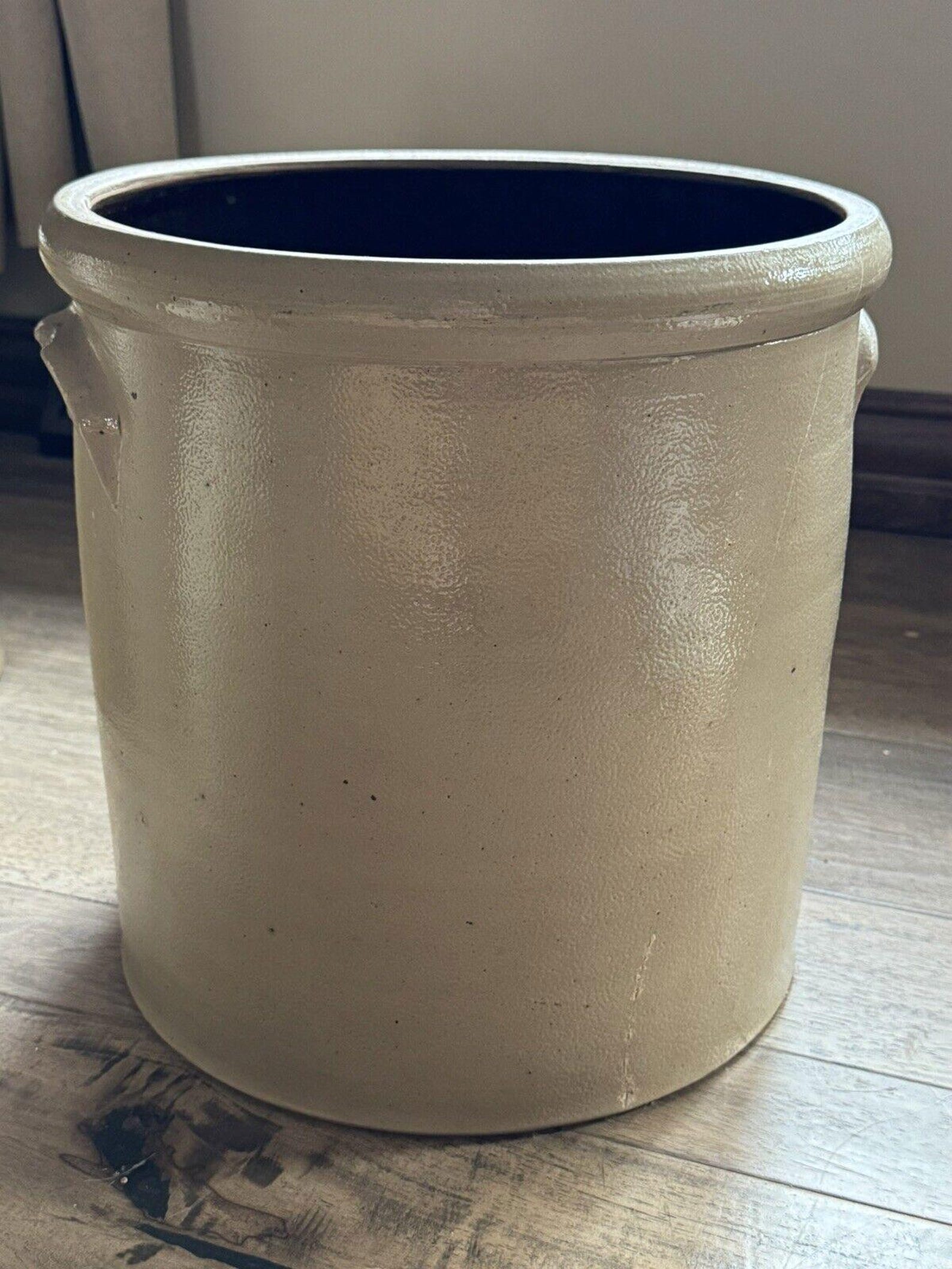 Red Wing Antique 5 Gallon Salt Glaze Stoneware Crock Blue Leaf ...