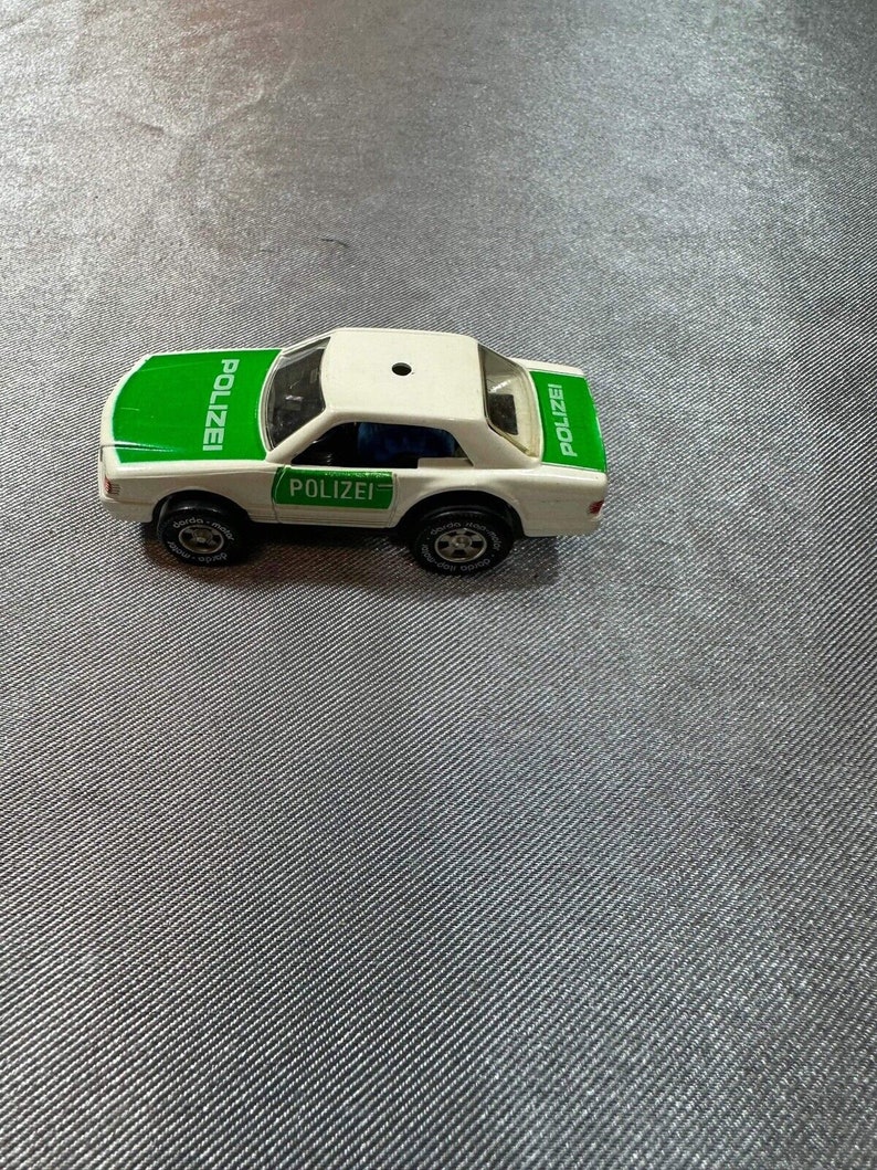 Darda Motor Polizei Police Car White Green - Etsy