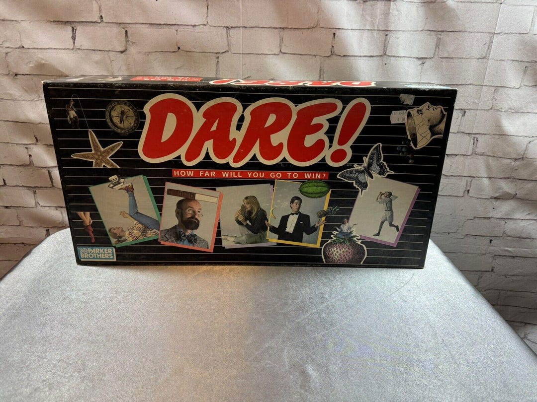 Vintage 80s Dare Parker Brothers Board Game Family Game Complete - Etsy
