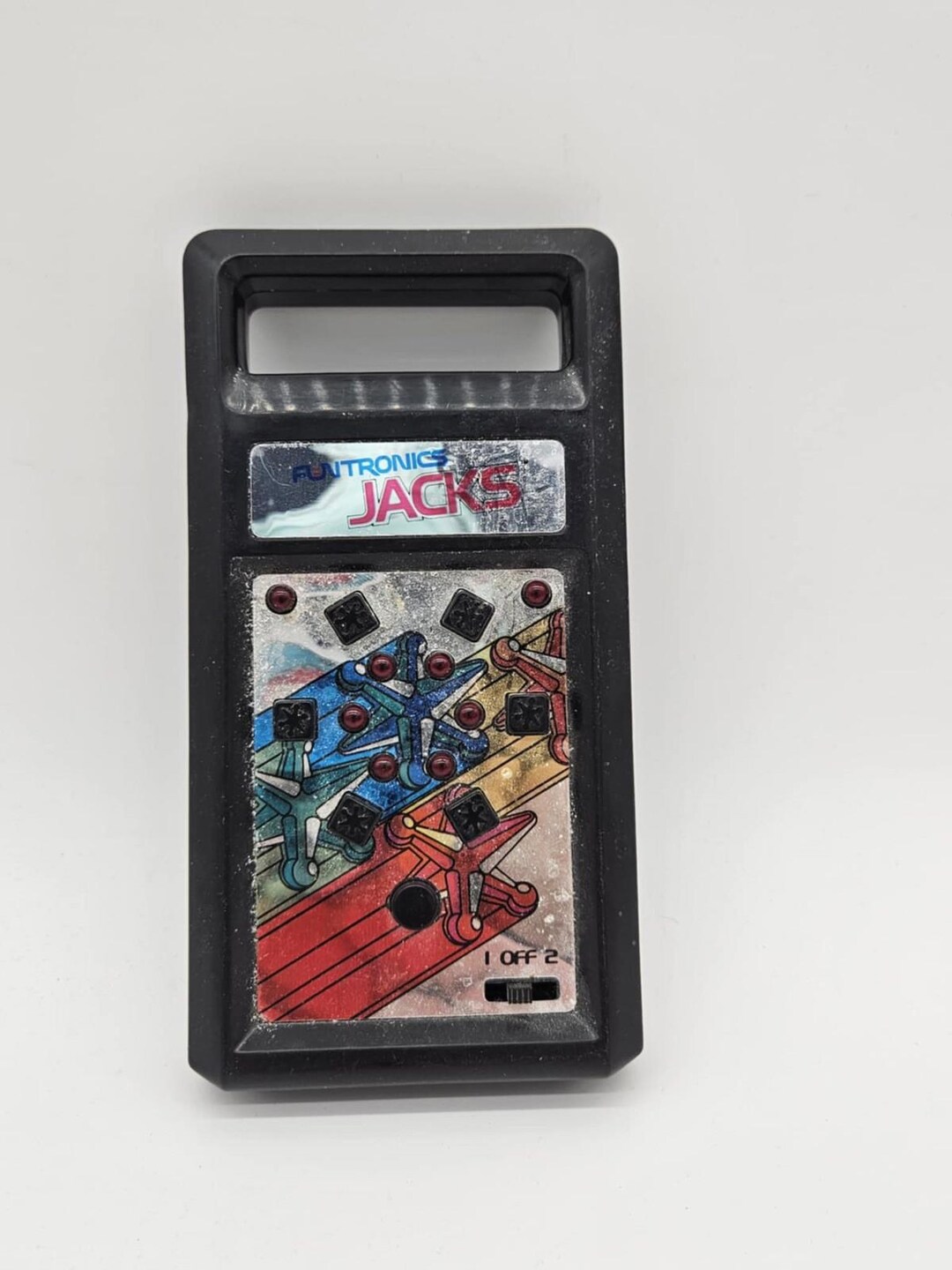 Vintage Mattel Funtronics Jacks Hand Held Game 1979 Toy Computer Tested ...