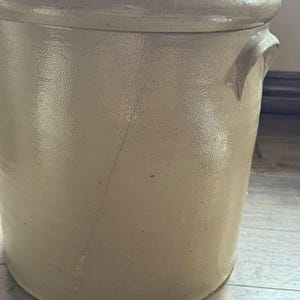 Red Wing Antique 5 Gallon Salt Glaze Stoneware Crock Blue Leaf ...