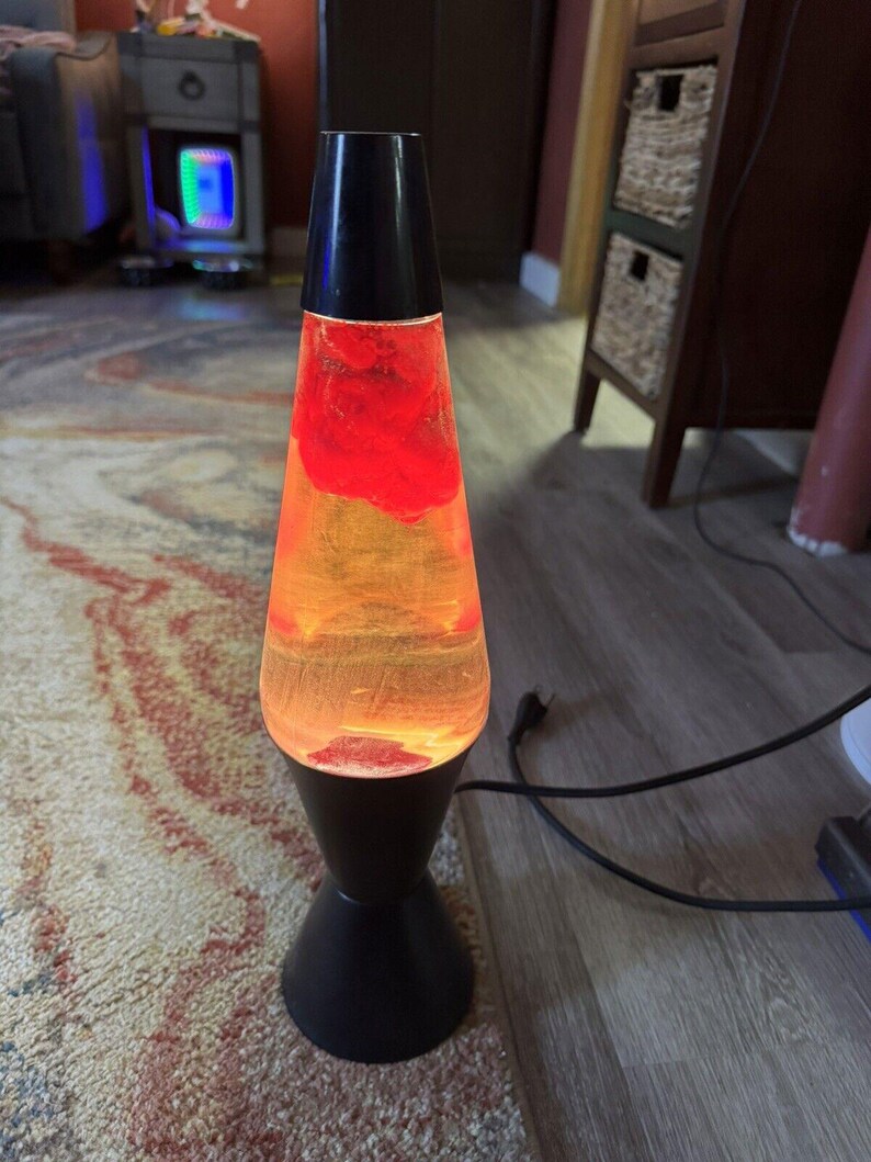 Rare Vtg 1995 Original Lava Lite Lamp W/ Red Liquid Beautiful - Etsy