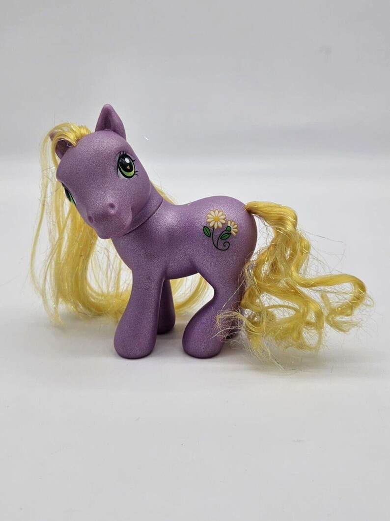 My Little Pony Daisyjo MLP Daisy Flower Cutie Mark G3 Purple Yellow ...