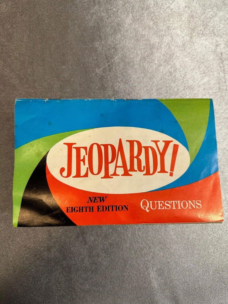 VINTAGE 1964 Jeopardy 8th Edition Board Game Milton Bradley Almost ...