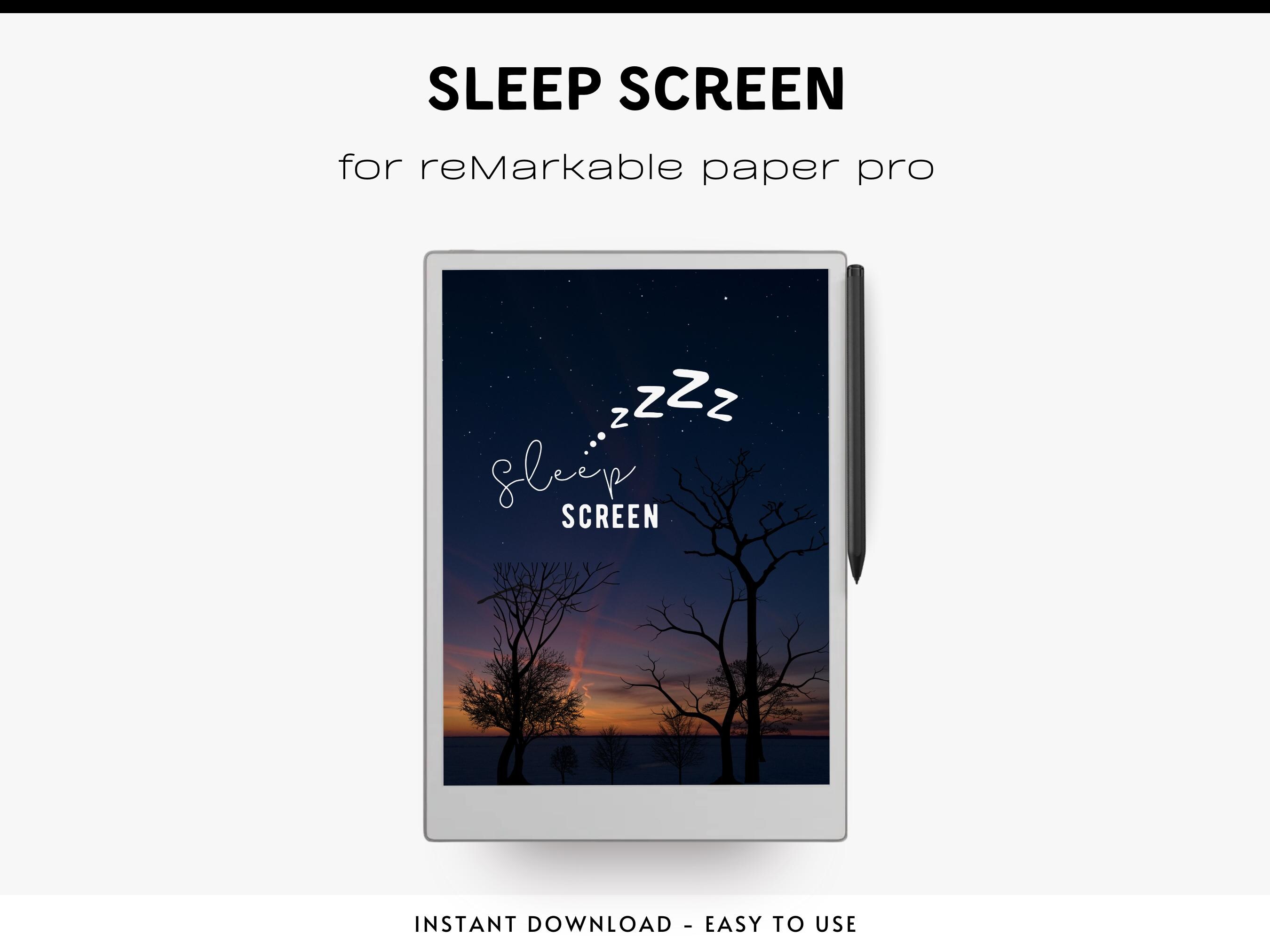 Sleep Screens for Remarkable Paper Pro | Colorful Screensaver With ...