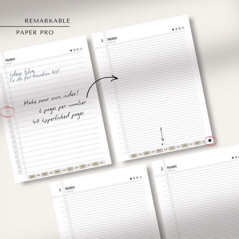 Remarkable Paper Pro Planner Templates Daily Planner Pro 2025 ...