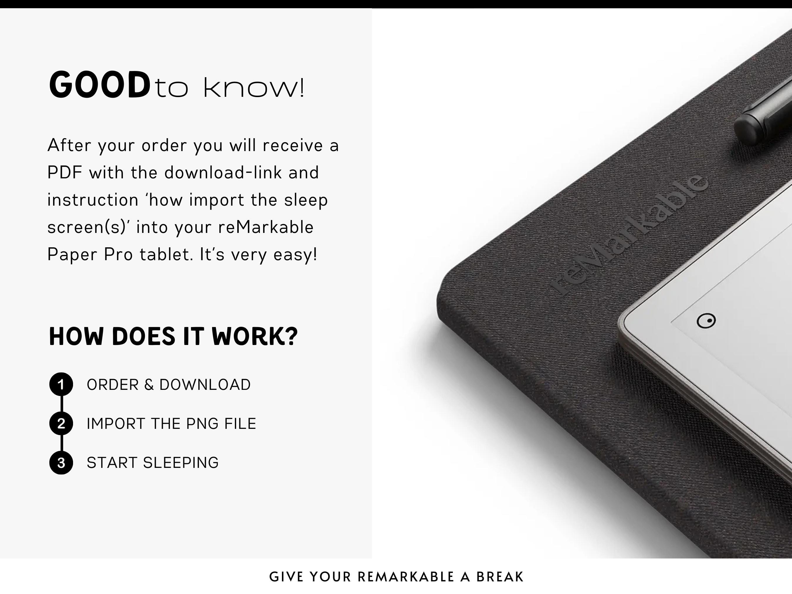 Sleep Screens for Remarkable Paper Pro | Colorful Screensaver With ...