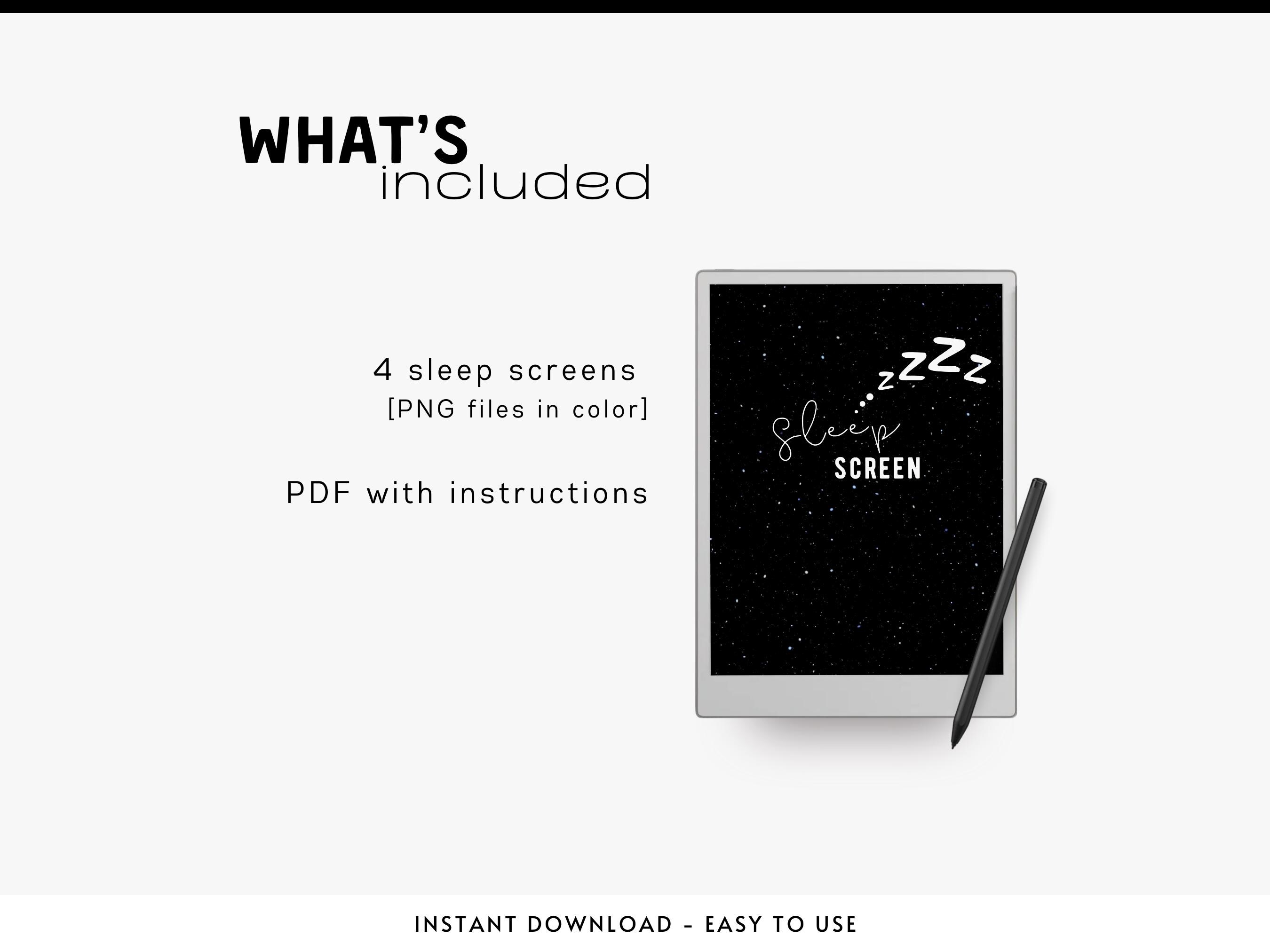 Sleep Screens for Remarkable Paper Pro | Colorful Screensaver With ...