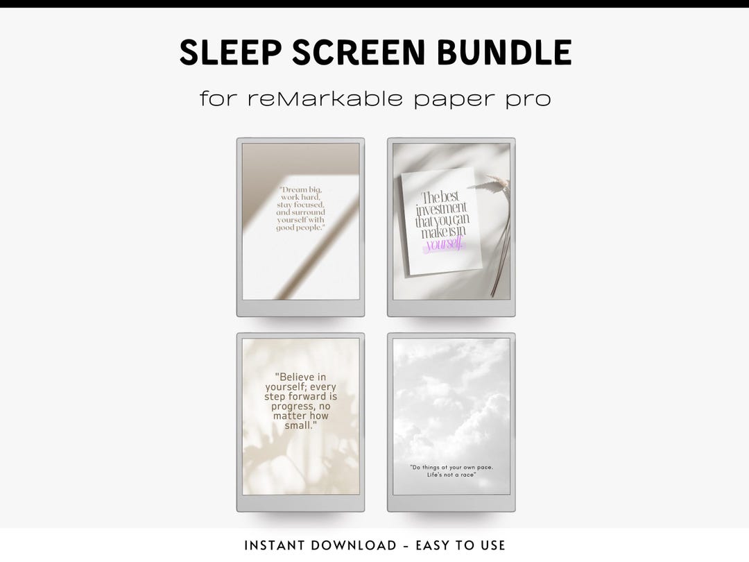 Sleep Screens for Remarkable Paper Pro | Colorful Screensaver With ...