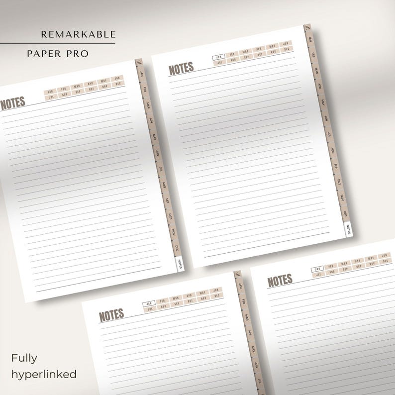 Budget Planner for Remarkable Paper Pro | Digital Monthly Budget ...