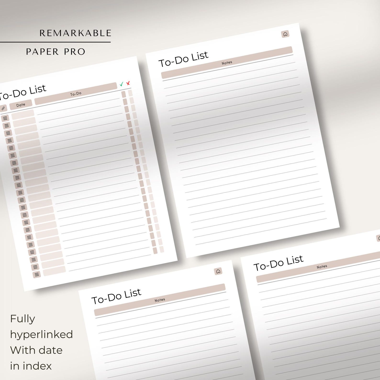 To-do List for Remarkable Paper Pro | Remarkable Task Tracker ...