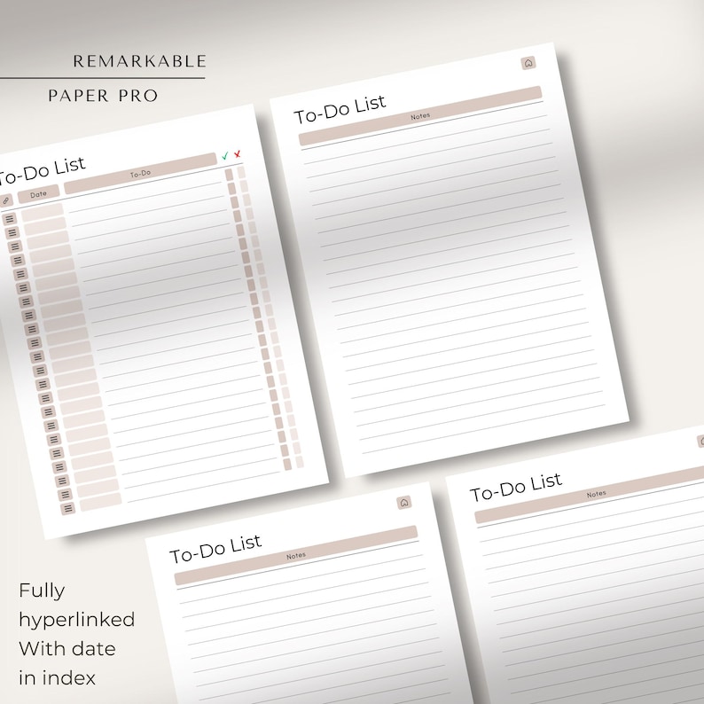 To-do List for Remarkable Paper Pro | Remarkable Task Tracker ...