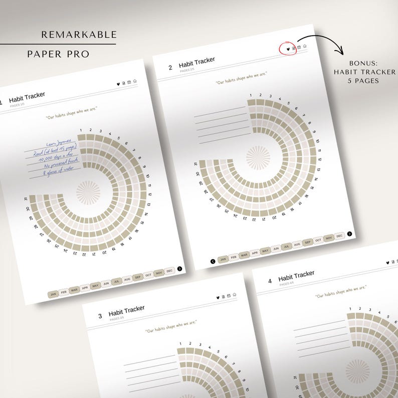 Remarkable Paper Pro Planner Templates Daily Planner Pro 2025 ...