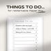 To-do List for Remarkable Paper Pro Remarkable Task Tracker Checklist ...