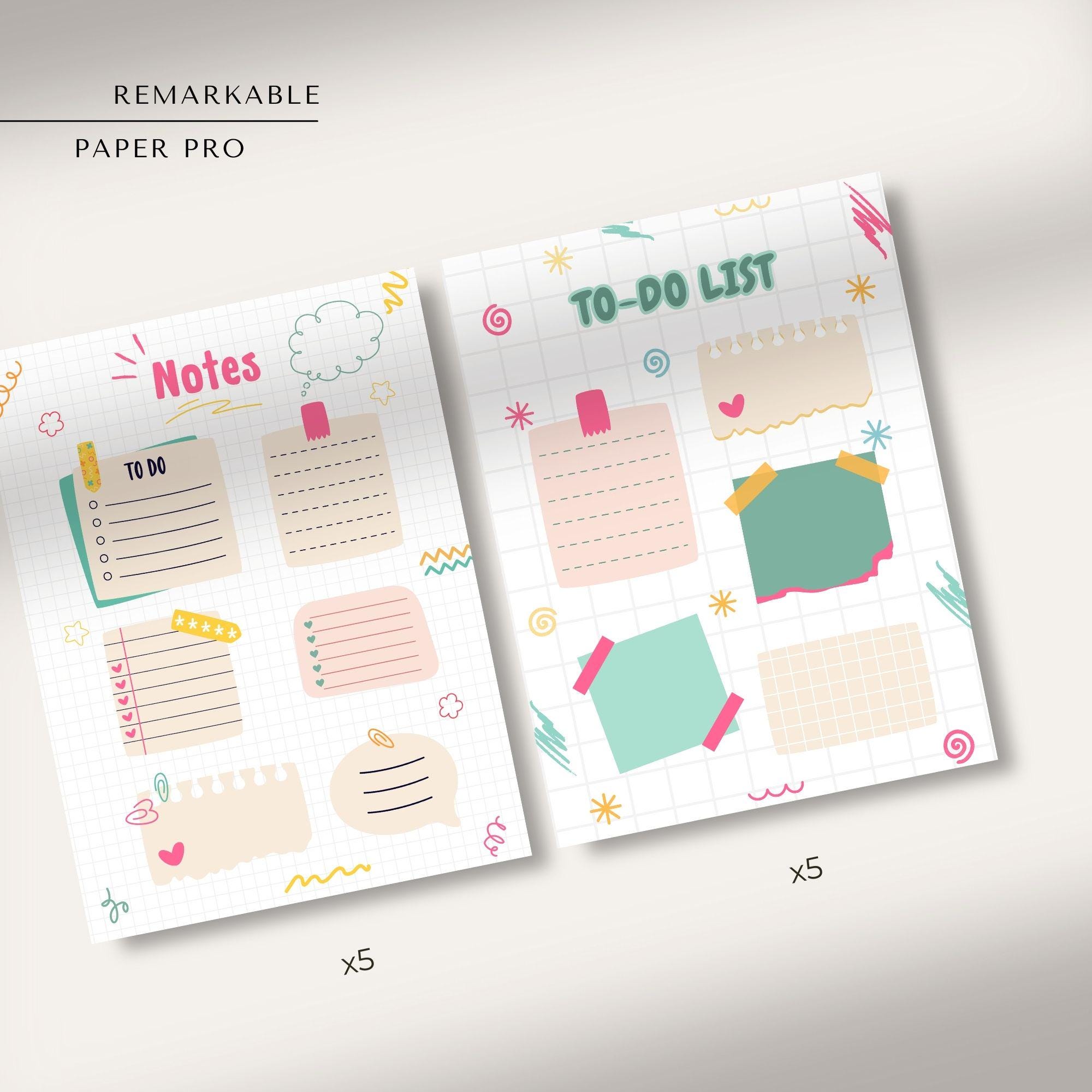 Sticky Notes for Remarkable Paper Pro | Digital Sticky Notes | Post It ...