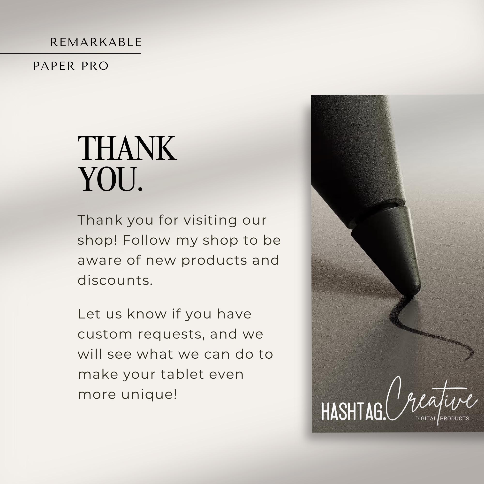 Remarkable Paper Pro Template Starter Pack [1] | Remarkable Bundle ...