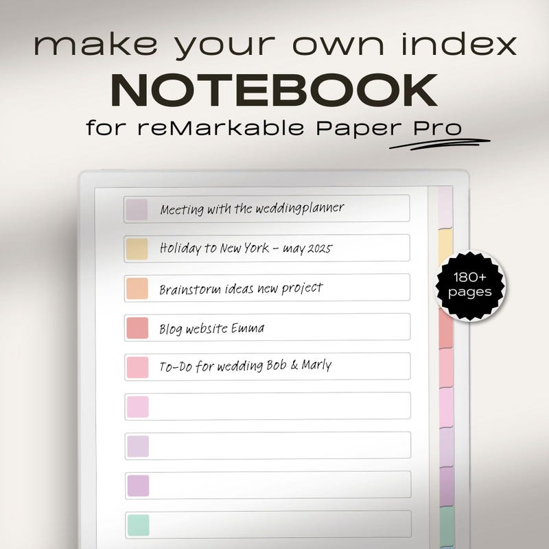 A3 Notebook Template - Etsy