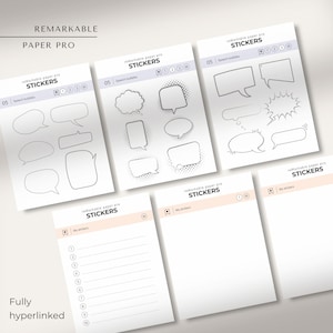 Custom Stickers for Remarkable Paper Pro | Shapes and Visuals to Create ...