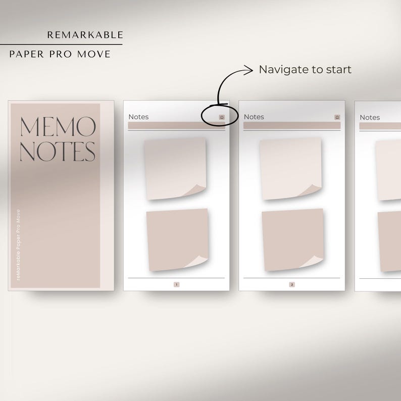 Memo Notes for Remarkable Paper Pro Move | Sticky Notes | Remarkable ...