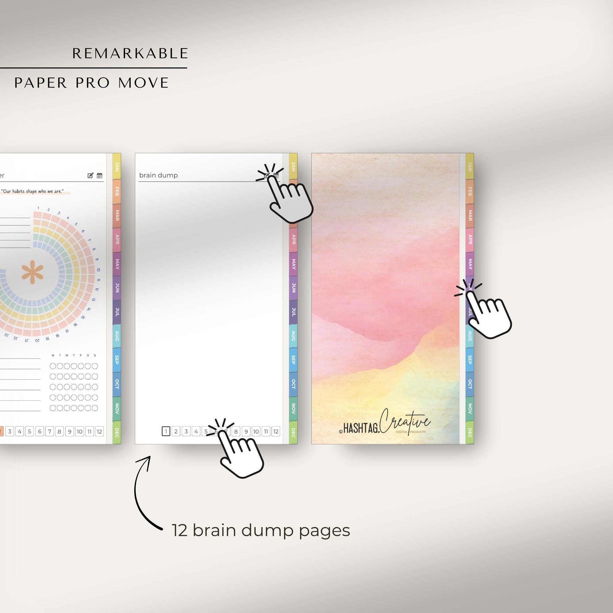 Colorful 2026 Planner for Remarkable Paper Pro Move | Remarkable ...
