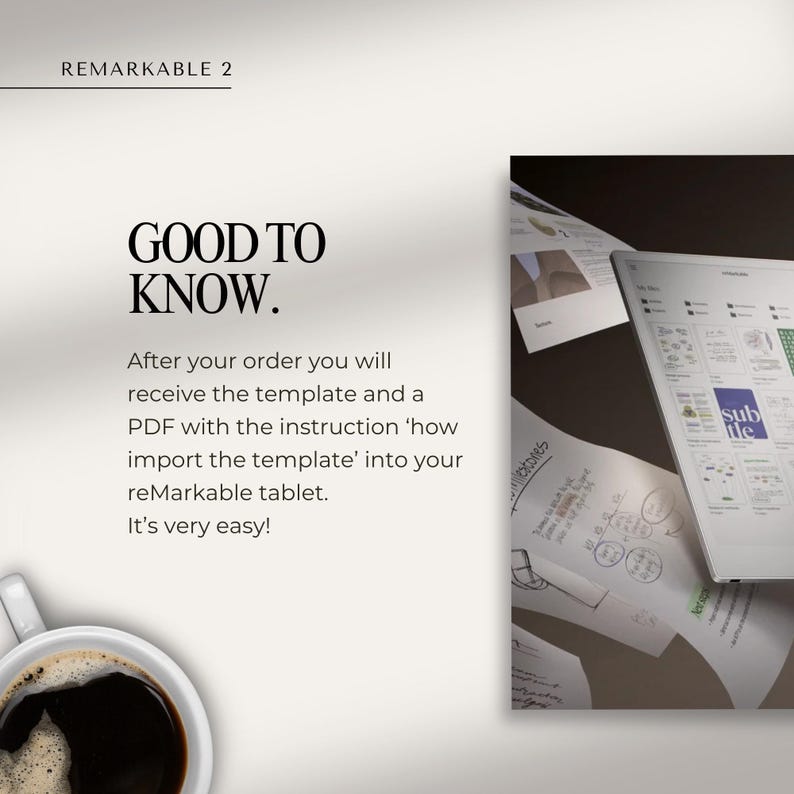 2025 Daily Planner for Remarkable 2 | Fully Hyperlinked Year Planner ...