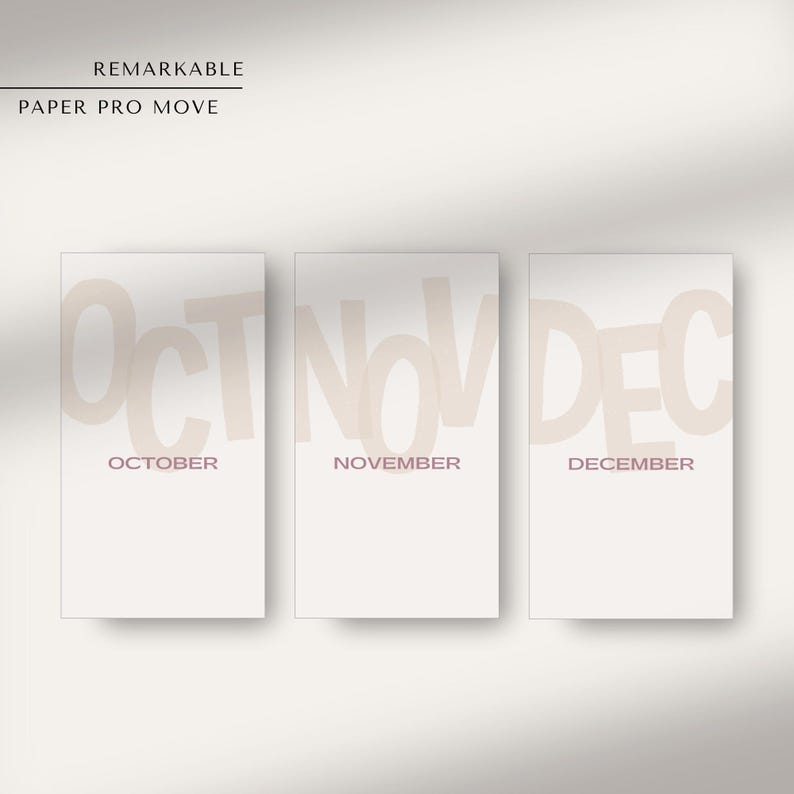 Notebook Covers for Remarkable Paper Pro Move | Notebook Cover Bundle ...