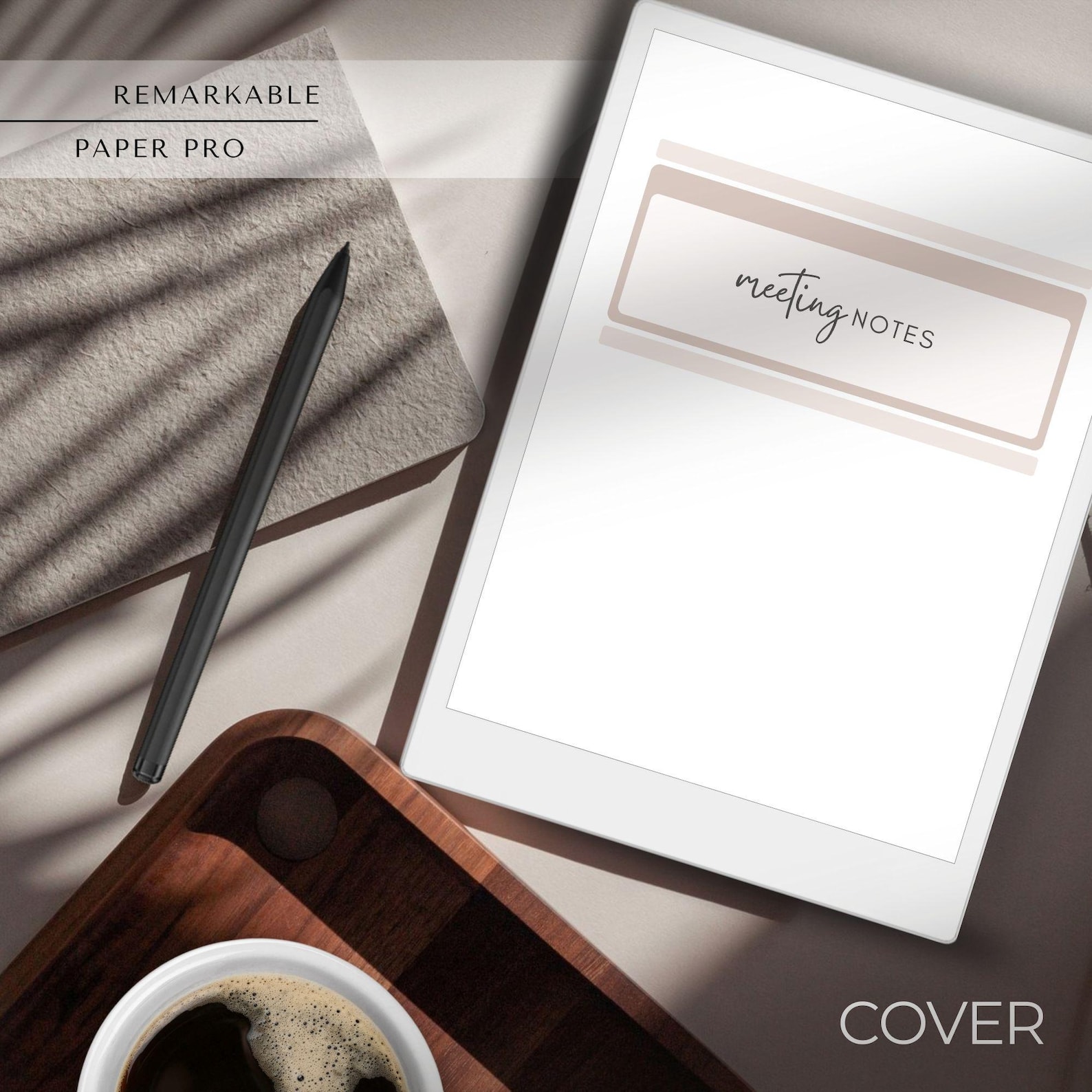 Meeting Notes for Remarkable Paper Pro | Make Your Own Index for 30 ...