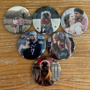 Custom Circle Photo Magnets 2.25” - Etsy