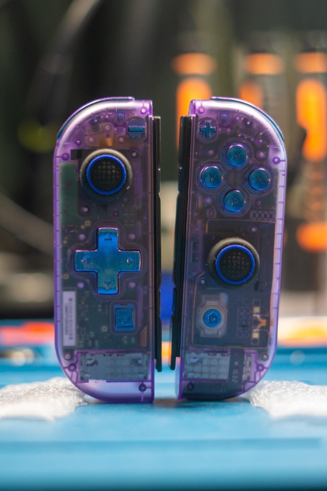 Hall Effect Nintendo Switch Joy-con Atomic Purple Shell, Galaxy Purple ...