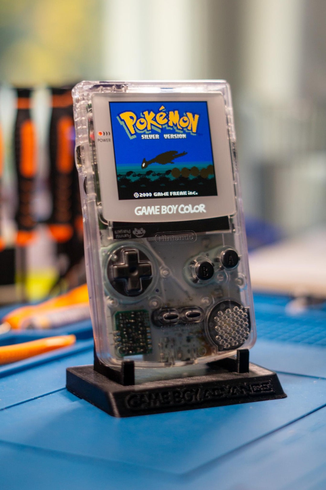 Clear Game Boy Color IPS Display 25% Larger Than Original Improved ...