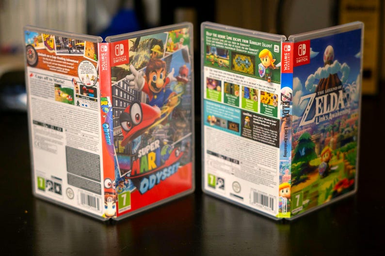 Custom Nintendo Switch Spine Art Inserts. - Etsy