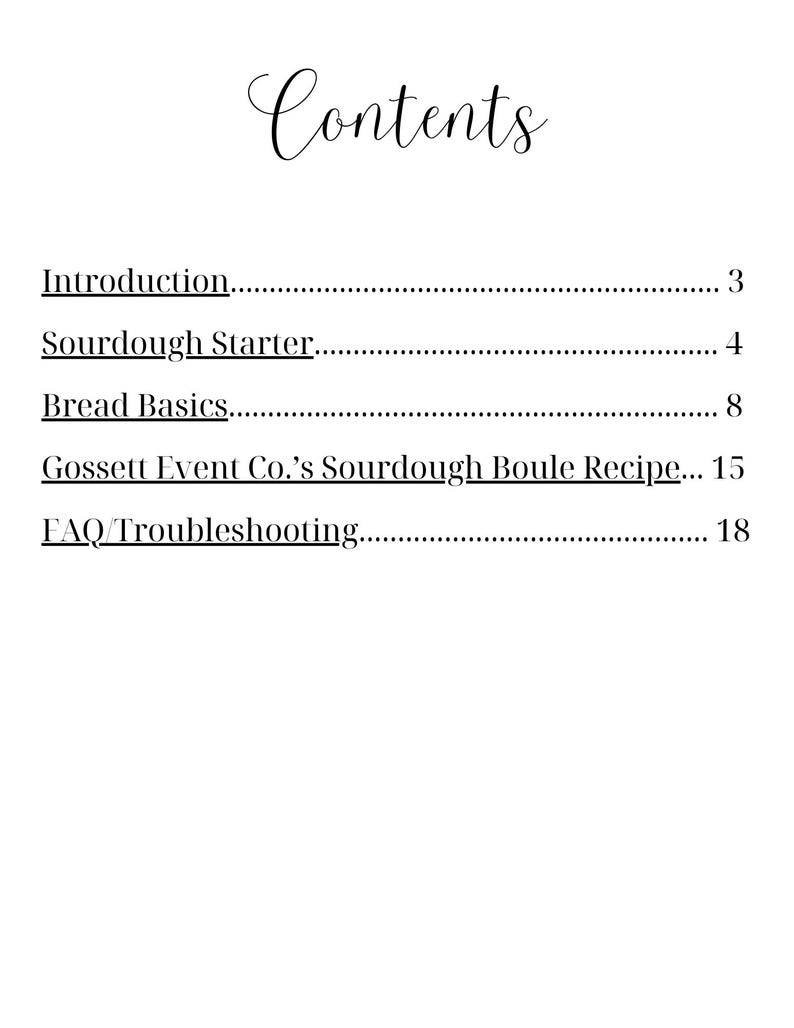 Sourdough Bread Basics Guide - Etsy