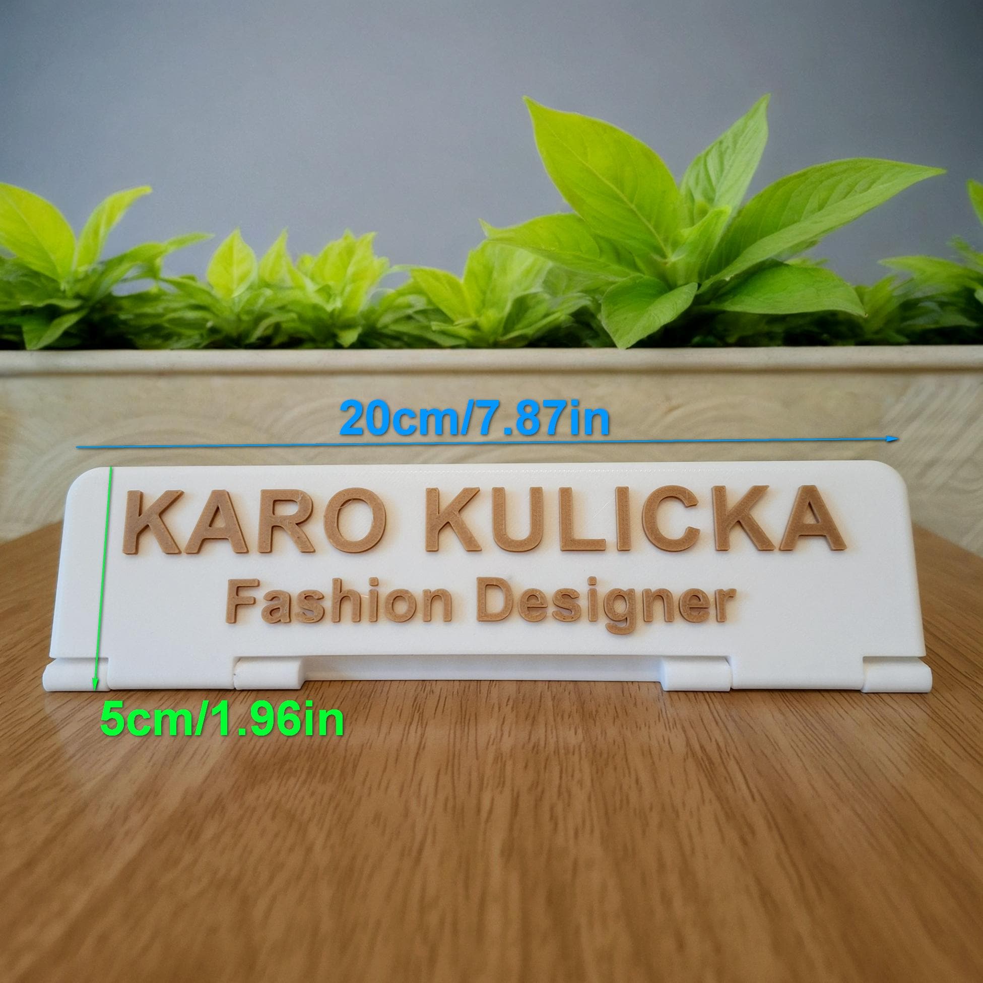Custom Office Desk Nameplate, Personalized Sign, Office Classroom Name ...