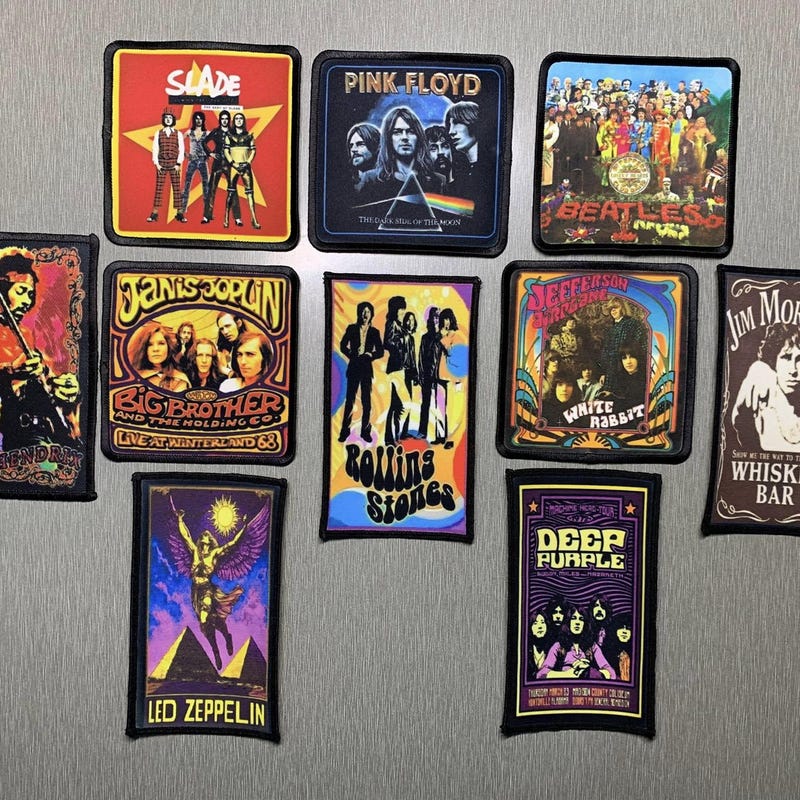 Rock Band Patches - Etsy