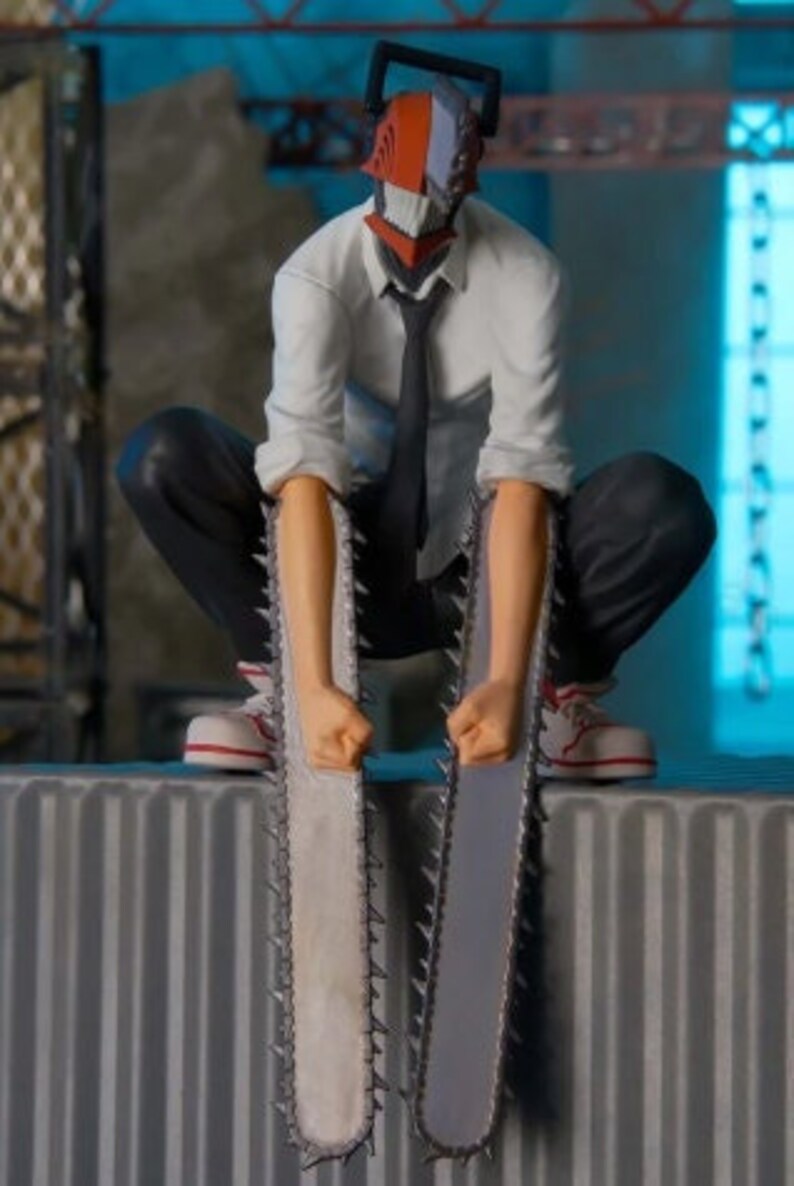 Denji Figurine Chainsaw Man Figurine Pochita Makima Blood Demon Anime ...