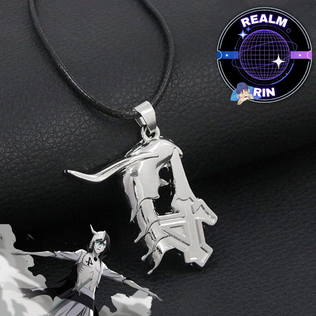 Bleach Ulquiorra Cifer Chain | Espada 4 Aizen Anime Pendant Necklace ...