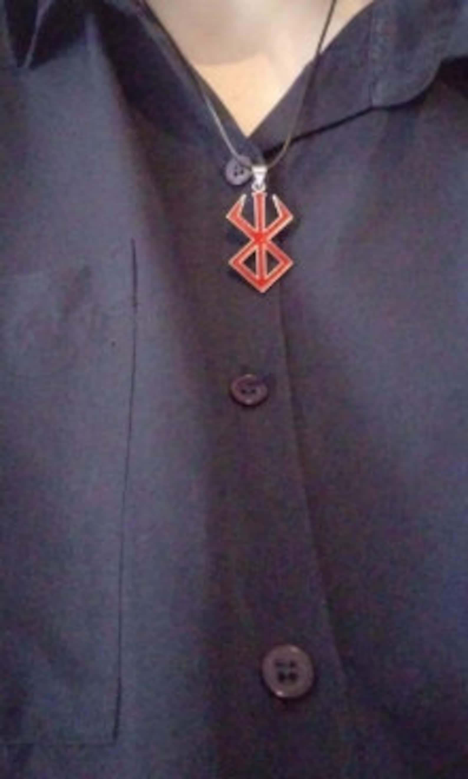 Berserk Brand of Sacrifice Necklace | Red Anime Pendant Black Behelit ...