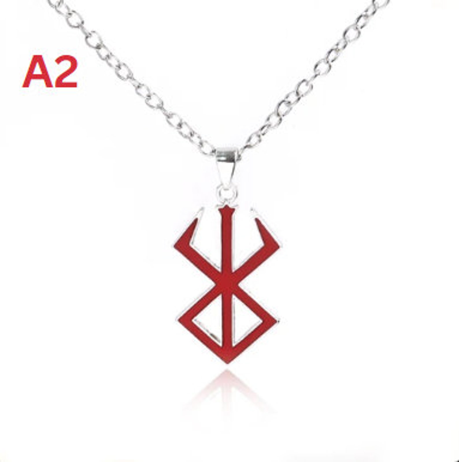 Berserk Brand of Sacrifice Necklace | Red Anime Pendant Black Behelit ...