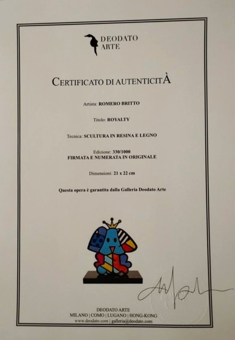 Romero Britto - Royalty Limited Edition - Etsy