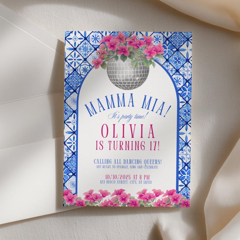 Mamma Mia Greece Print - Etsy