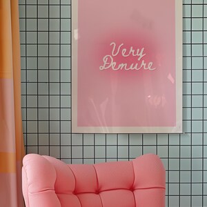 Very Demure Print- Tik Tok Trend Poster - Demure - Soft Girl Aesthetic ...
