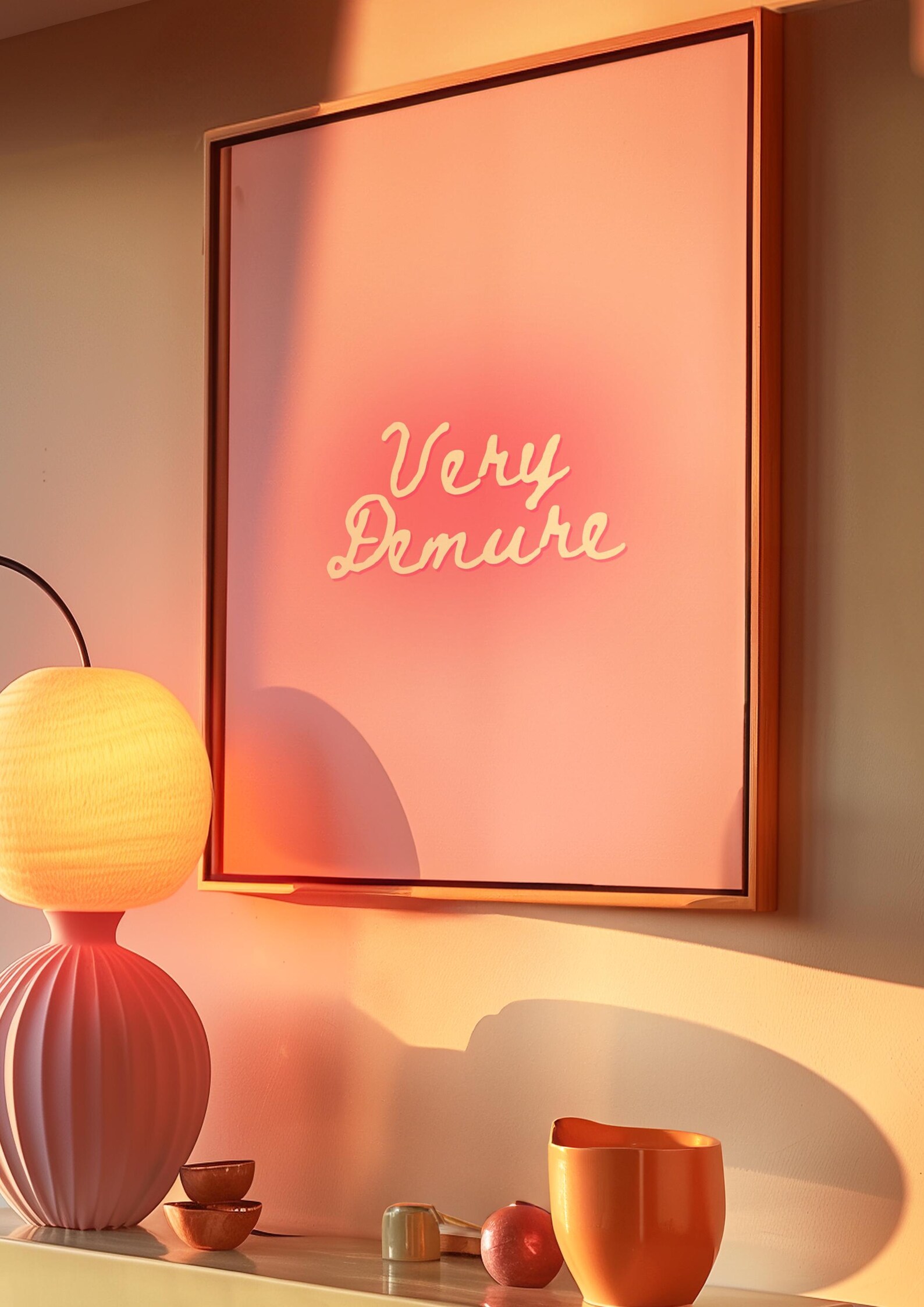 Very Demure Print- Tik Tok Trend Poster - Demure - Soft Girl Aesthetic ...