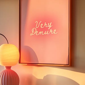 Very Demure Print- Tik Tok Trend Poster - Demure - Soft Girl Aesthetic ...