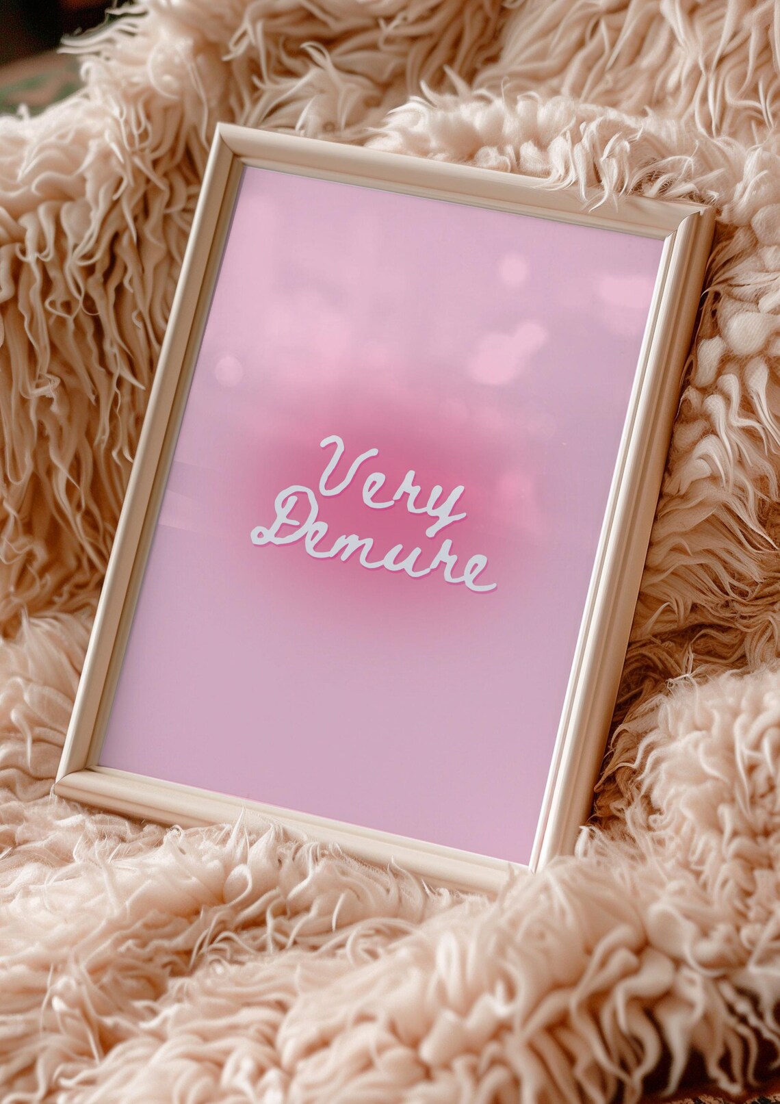 Very Demure Print Tik Tok Trend Poster Demure Soft Girl Aesthetic ...